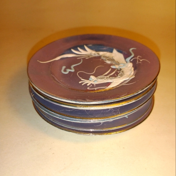 Japan | Dining | 6 Mini Dragonware Plates | Poshmark
